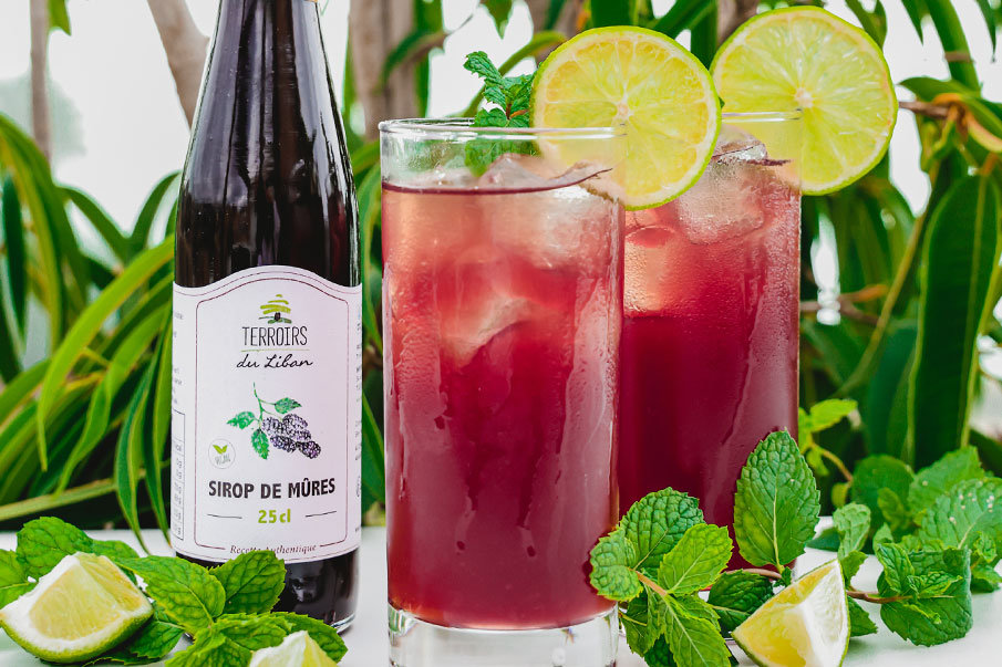 Mulberry, Mint & Lime Mojito – Terroirs du Liban